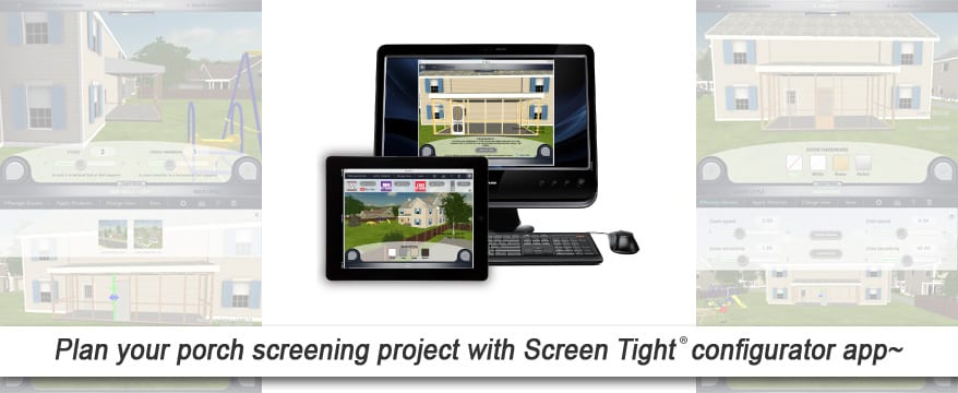 Screen Tight 800-768-7325 - Porch Screening System, Solid Vinyl Screen ...