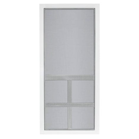 Lafayette Wide Stile Vinyl Screen Door - Screen Tight