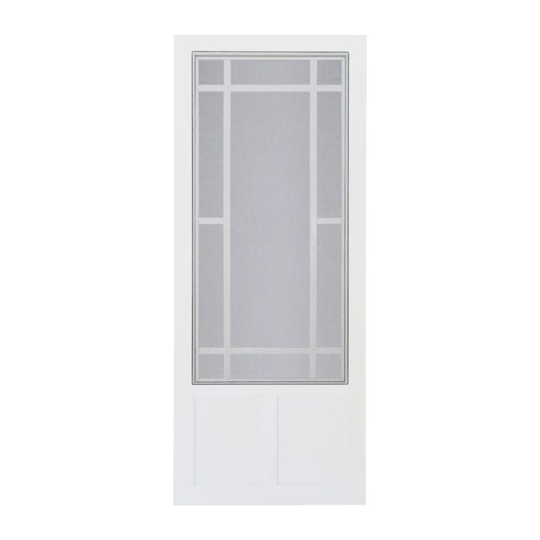 Prarieview Solid Vinyl Screen Door - Screen Tight