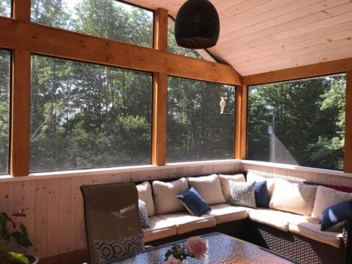 Bronze Mini Track Installation - Screen Tight