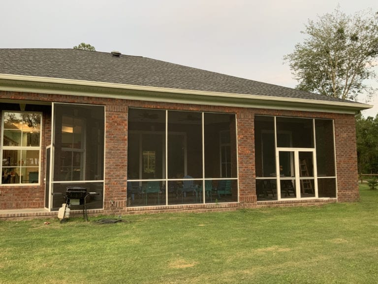 Bronze Mini Track Installation - Screen Tight