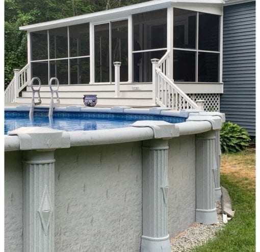 MeshGuard Infill Screen Porch System for Guardrail Code Requirements